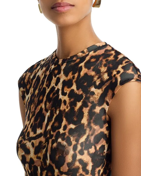 AFRM Cody Animal Print Dress