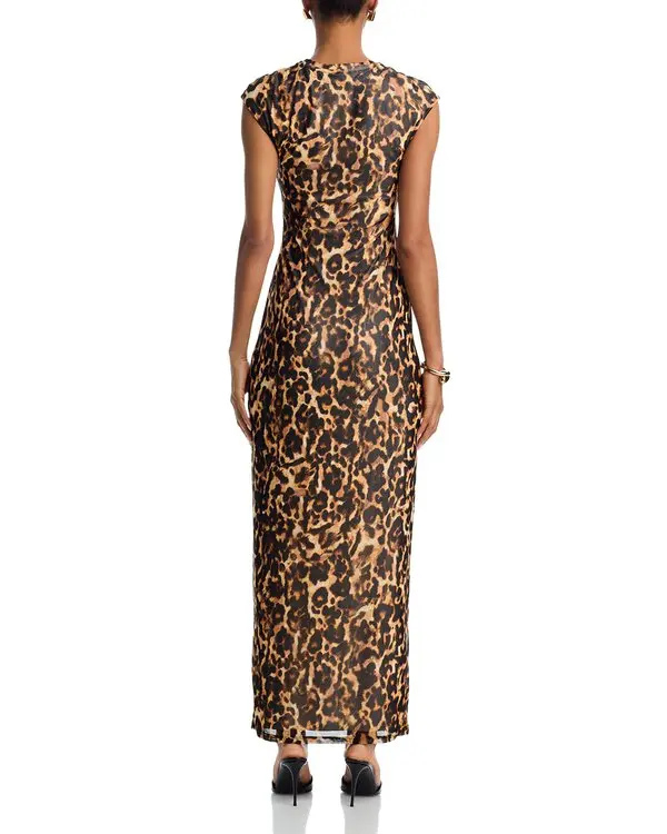 AFRM Cody Animal Print Dress