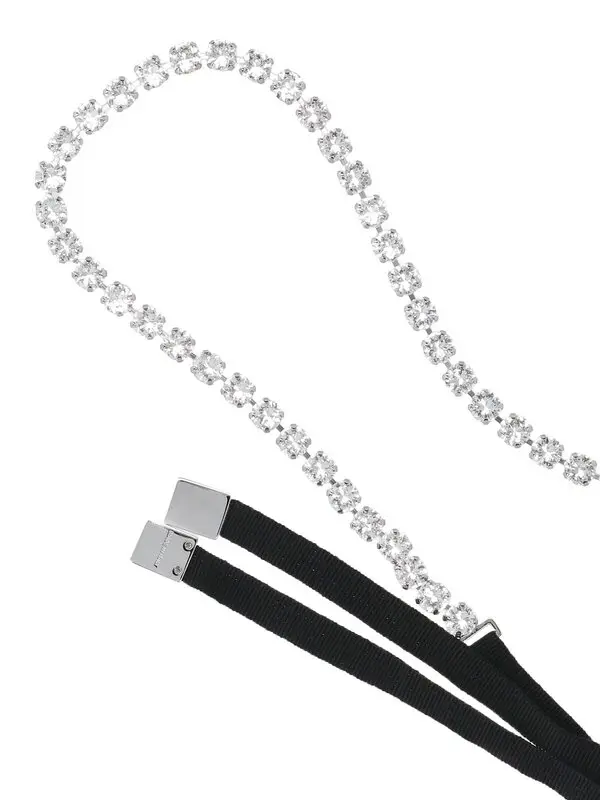 MAISON MARGIELA Strass Bow Necklace