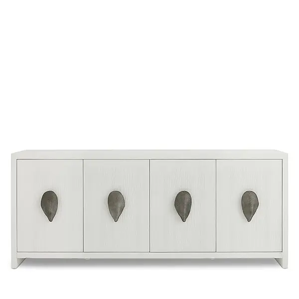 UNIVERSAL Shoreline Credenza - White Sandblasted Quarted Pine