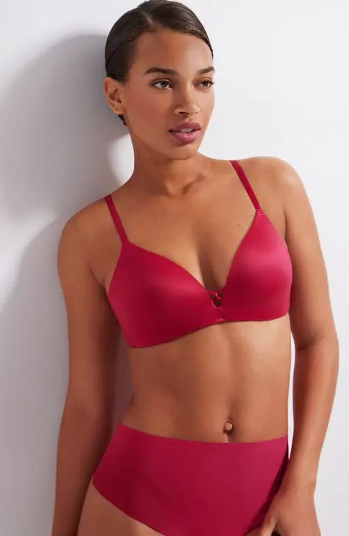 Wacoal Undercover Wire Free T-shirt Bra - Cerise