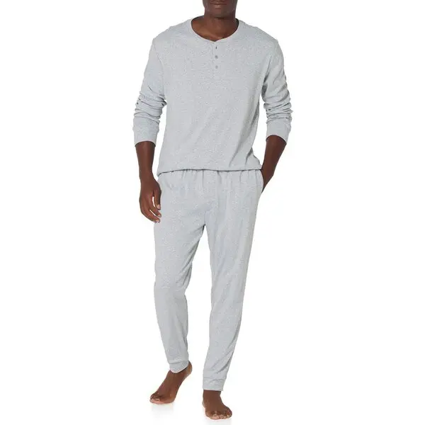 BEDHEAD PAJAMAS Cotton Jersey Pajamas - True Grey Heather