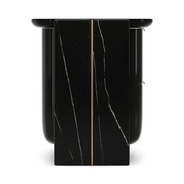 CARACOLE Overlap Large Nightstand, Dark