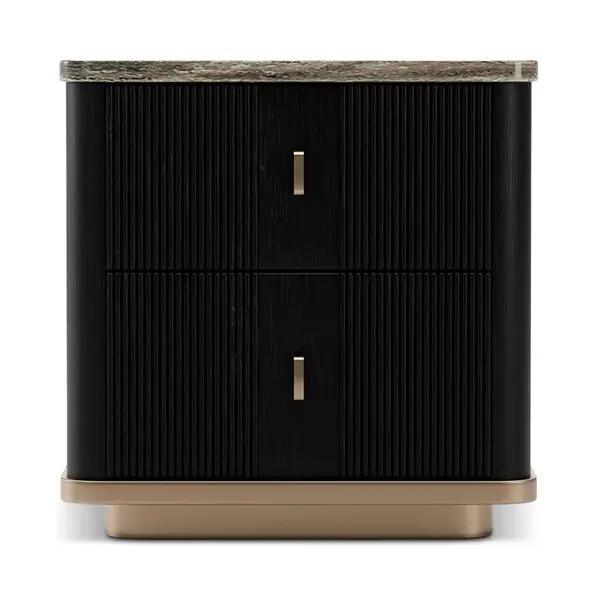 CARACOLE Rhythm Small Nightstand, Dark