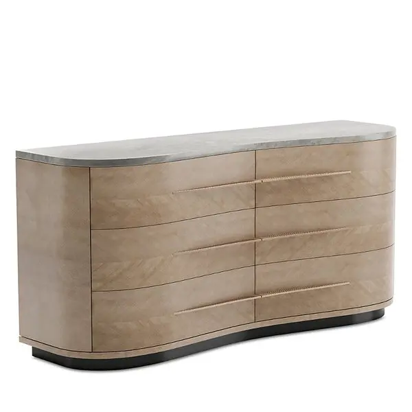 CARACOLE Roam Dresser - Dark Chocolate/grey Marble