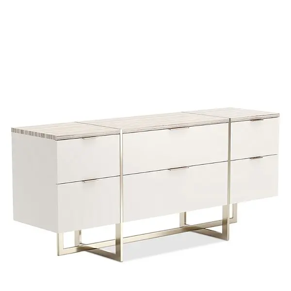 CARACOLE Wish You Were Here Dresser - Almond Milk/gold/sandstone