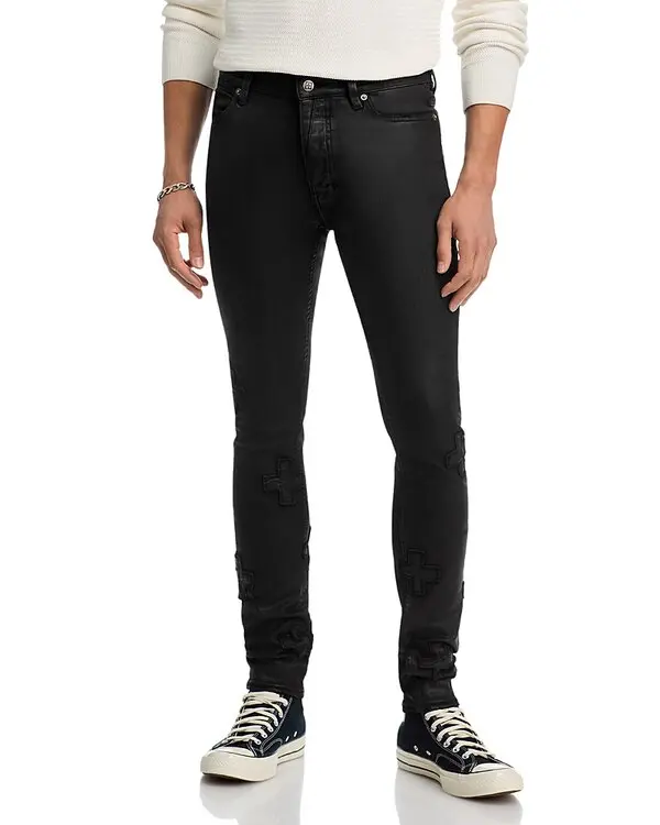 Ksubi Van Winkle Skinny Fit Jeans - Black