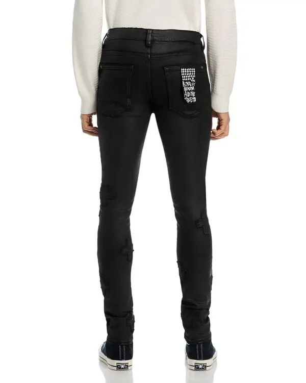 Ksubi Van Winkle Skinny Fit Jeans - Black