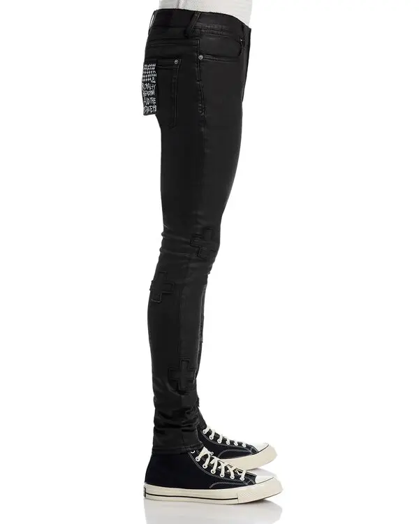 Ksubi Van Winkle Skinny Fit Jeans - Black