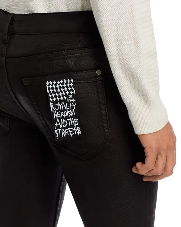 Ksubi Van Winkle Skinny Fit Jeans - Black