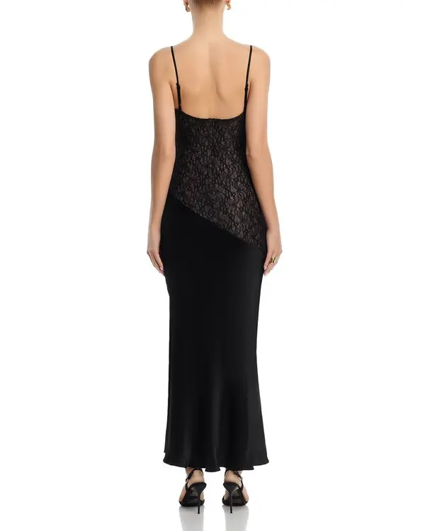 Bardot Aralia Lace Satin Dress