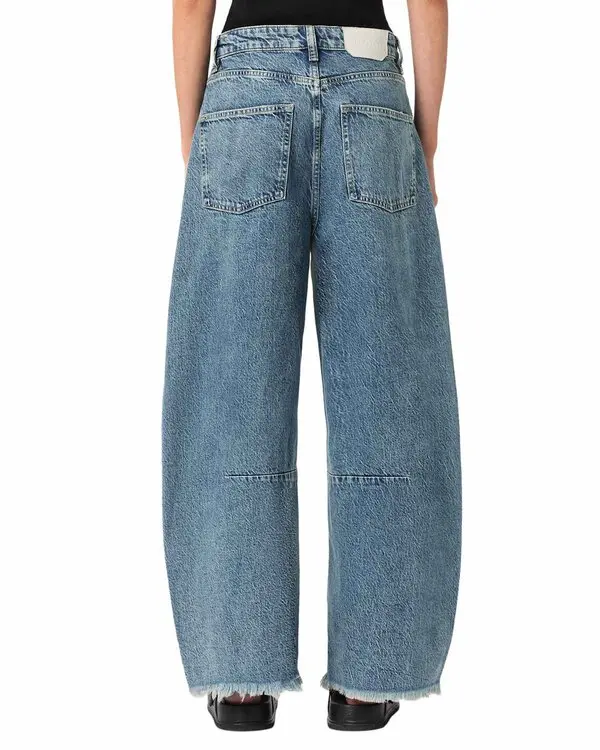 ALLSAINTS Payton Crop High-rise Jeans - Vintage Indigo