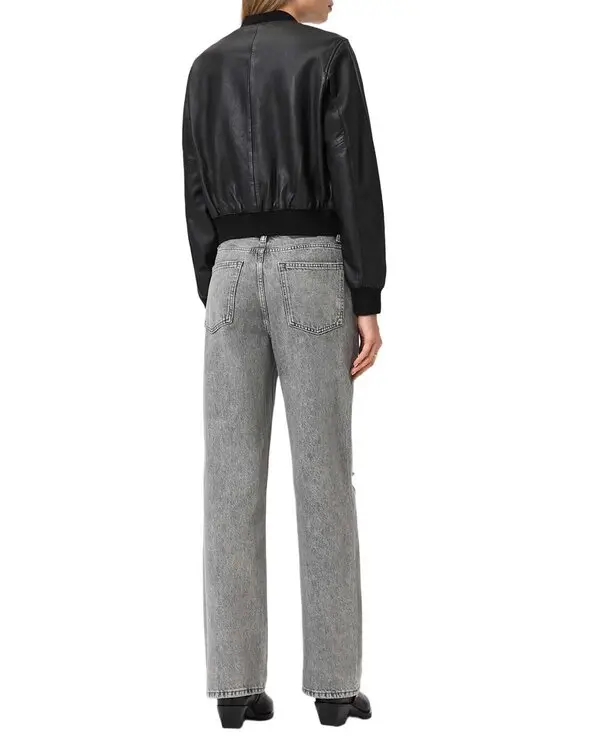 ALLSAINTS Brooklyn High Rise Straight Leg Jeans