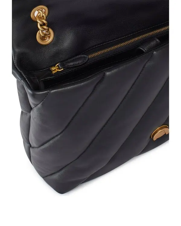 Pinko Love Puff Big Classic Leather Convertible Crossbody