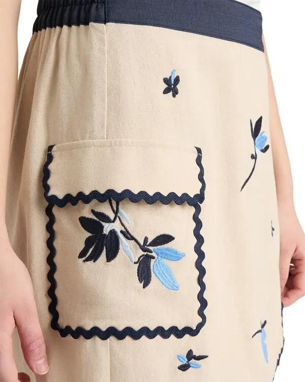 NVLT Embroidered Skort