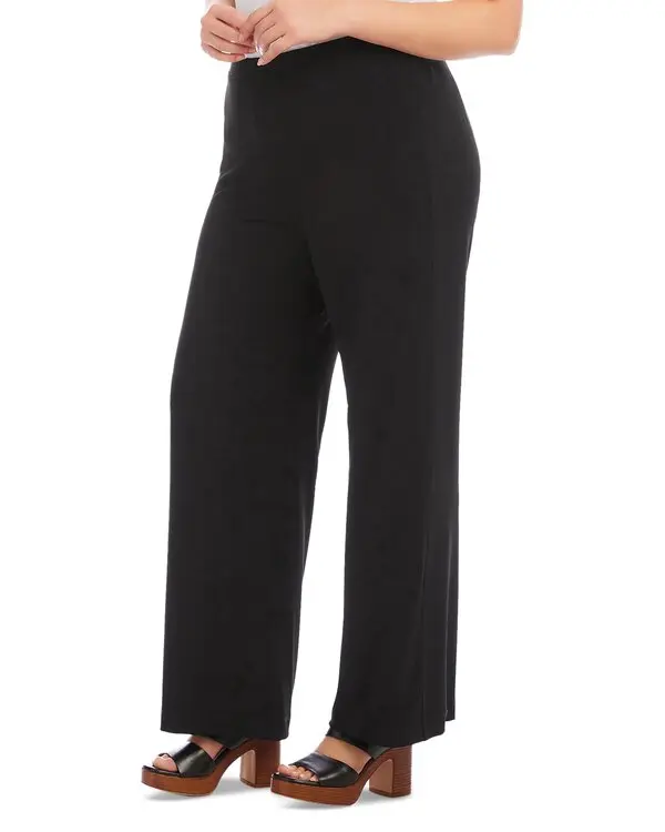 Karen Kane Plus Travel Jersey Wide Leg Pants