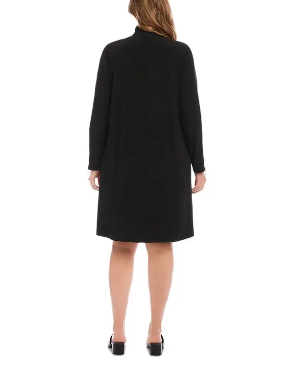 Karen Kane Plus Zip Up Travel Dress