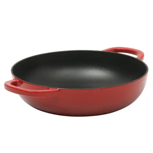 CROCK POT 5 Quart Enameled Cast Iron Multi-use Everday Pan With Borosilicate Lid