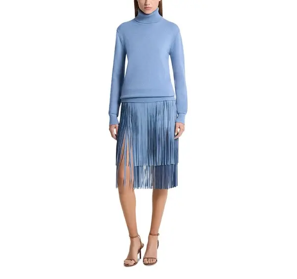 Michael Kors Joan Cashmere Turtleneck Sweater - Lake