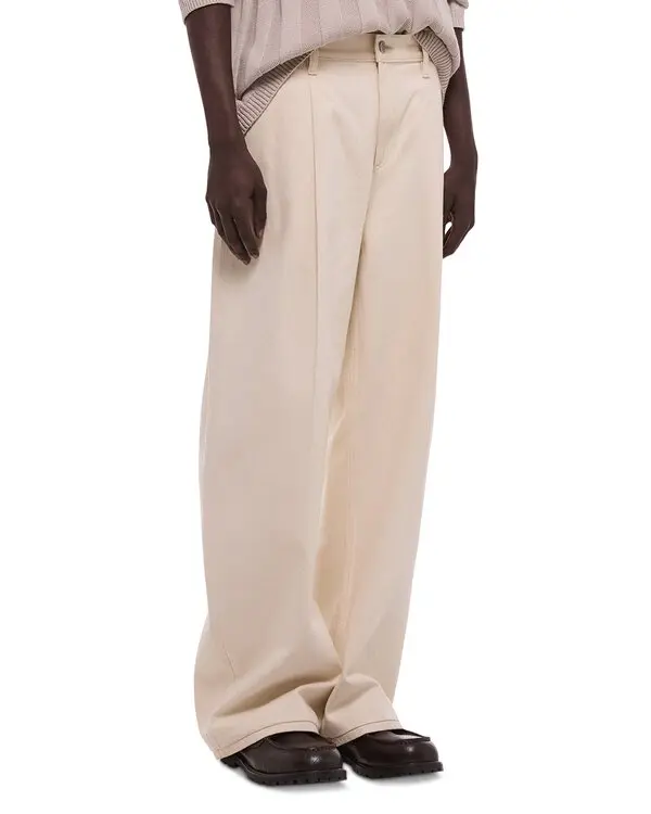 Helmut Lang Relaxed Fit Pleated Jeans