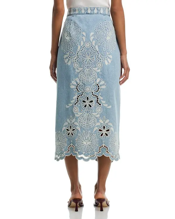 Farm Rio Richelieux Midi Skirt