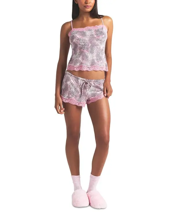 SKIMS Printed Camisole & Shorts Sleep Set