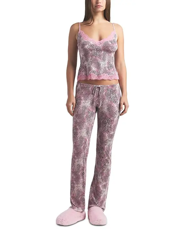SKIMS Printed Camisole & Pants Sleep Set - Bloom Mini