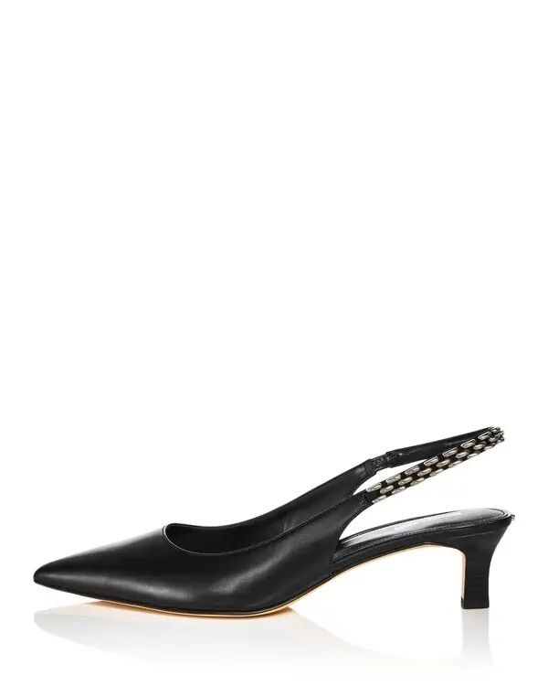 Michael Kors Marcia Kitten Heel Slingback Pumps