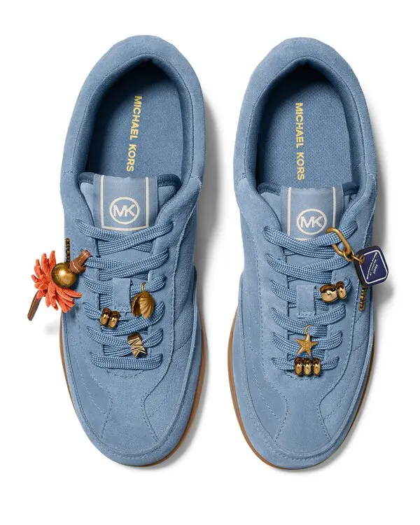 Michael Kors Nolan Lace Up Sneakers - Chambray