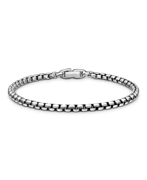David Yurman Box Chain Bracelet - Silver