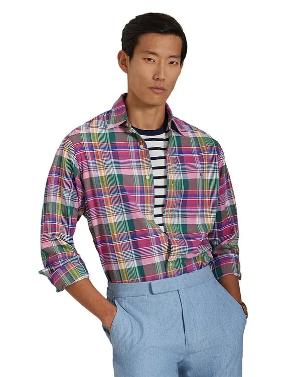 Polo Ralph Lauren Classic Fit Plaid Oxford Shirt