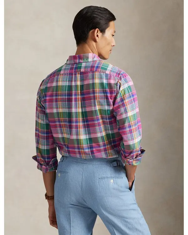 Polo Ralph Lauren Classic Fit Plaid Oxford Shirt