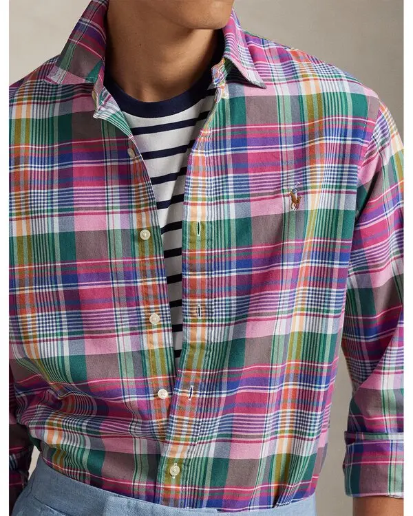 Polo Ralph Lauren Classic Fit Plaid Oxford Shirt