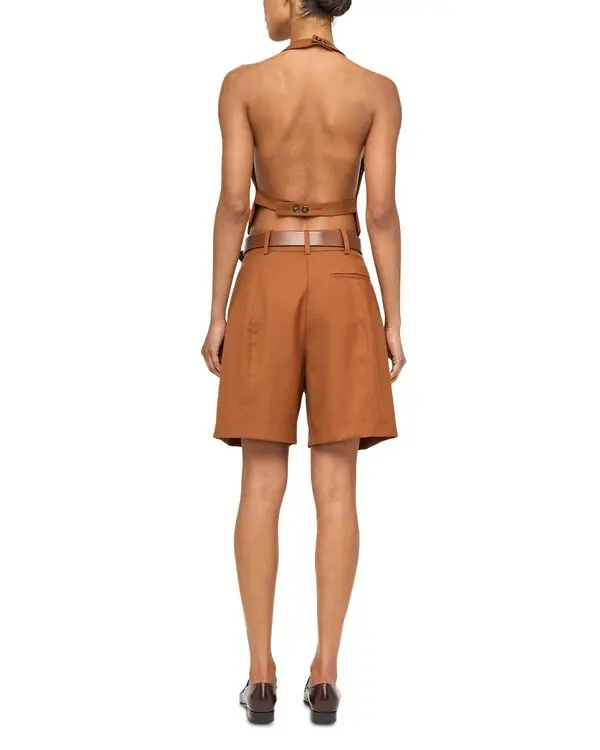 Ronny Kobo Andora Pleated Shorts