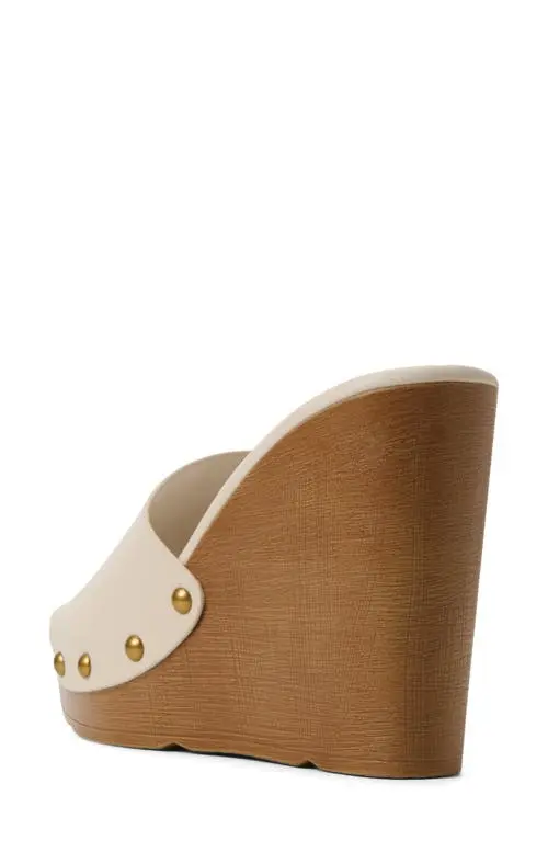 Aldo Platform Wedge Slide Sandal - Other White