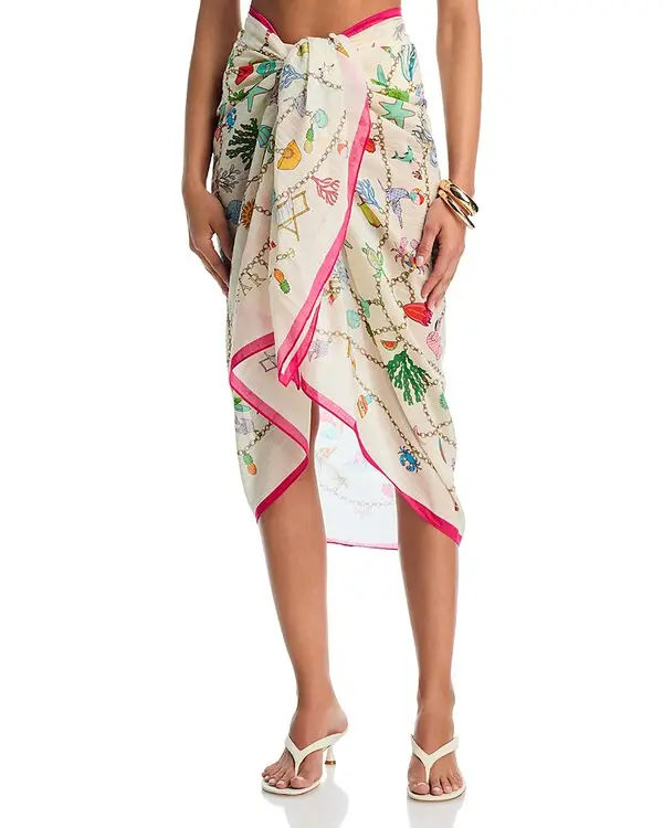Echo Charmed Sarong Swim Cover-up - Multi