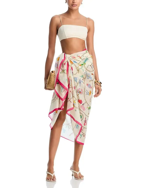 Echo Charmed Sarong Swim Cover-up