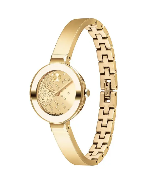 Movado Bangle Watch 28mm - Gold