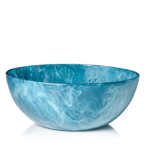 SERRA BY JOIE RUCKER Soleil Salad Bowl Exclusive - Teal Glossy