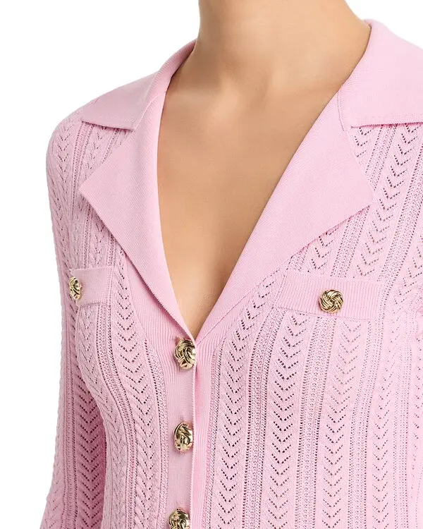 Generation Love Charlotte Pointelle Rib Cardigan