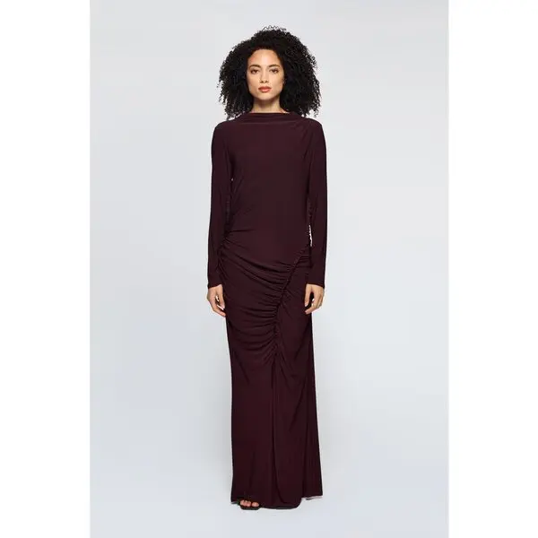 DASKA Kasia Maxi Dress - Plum