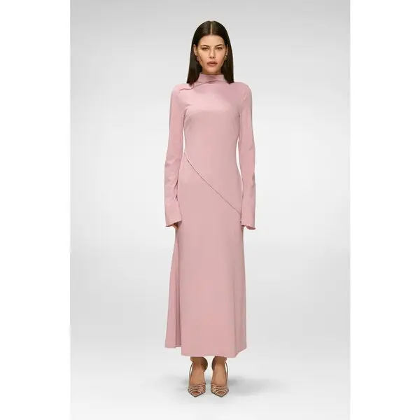 DASKA Jersey Maxi Dress - Pink