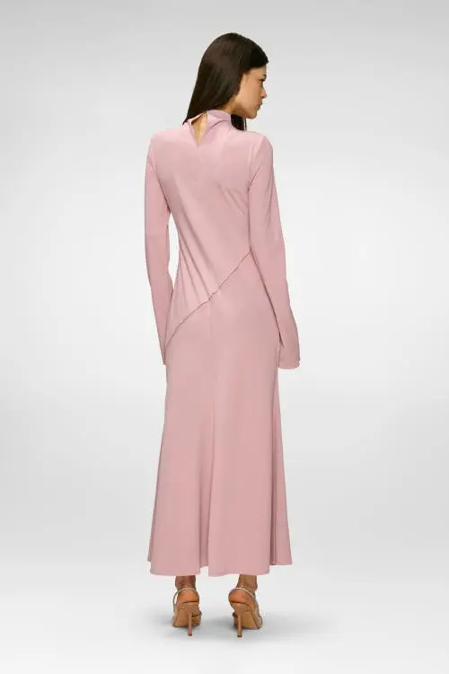 DASKA Jersey Maxi Dress - Pink
