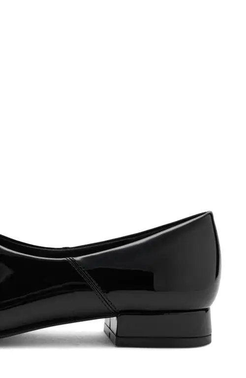 Mango Patent Faux Leather Flats
