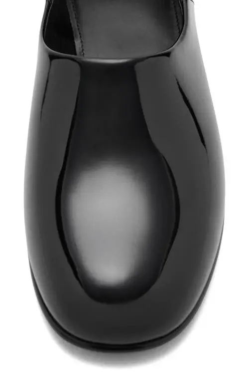 Mango Patent Faux Leather Flats