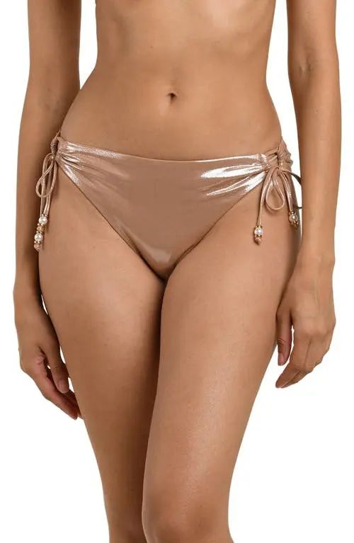 La Blanca Side Tie Bikini Bottoms - Sand