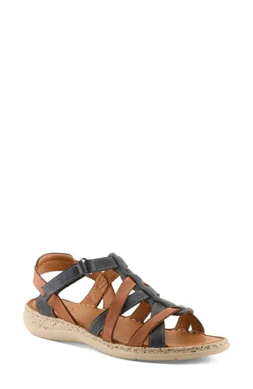 SPRING STEP SHOES Nyxelle Caged Sandals - Navy Multi