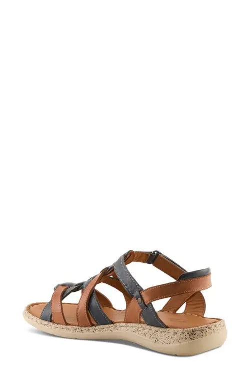 SPRING STEP SHOES Nyxelle Caged Sandals - Navy Multi