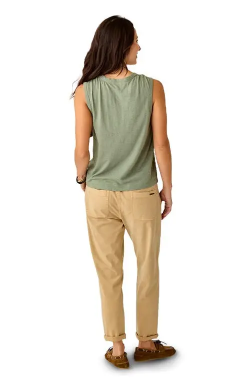 Carve Designs Zoe Twill Pant - Sand