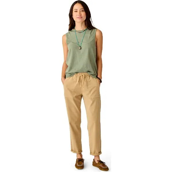Carve Designs Zoe Twill Pant - Sand